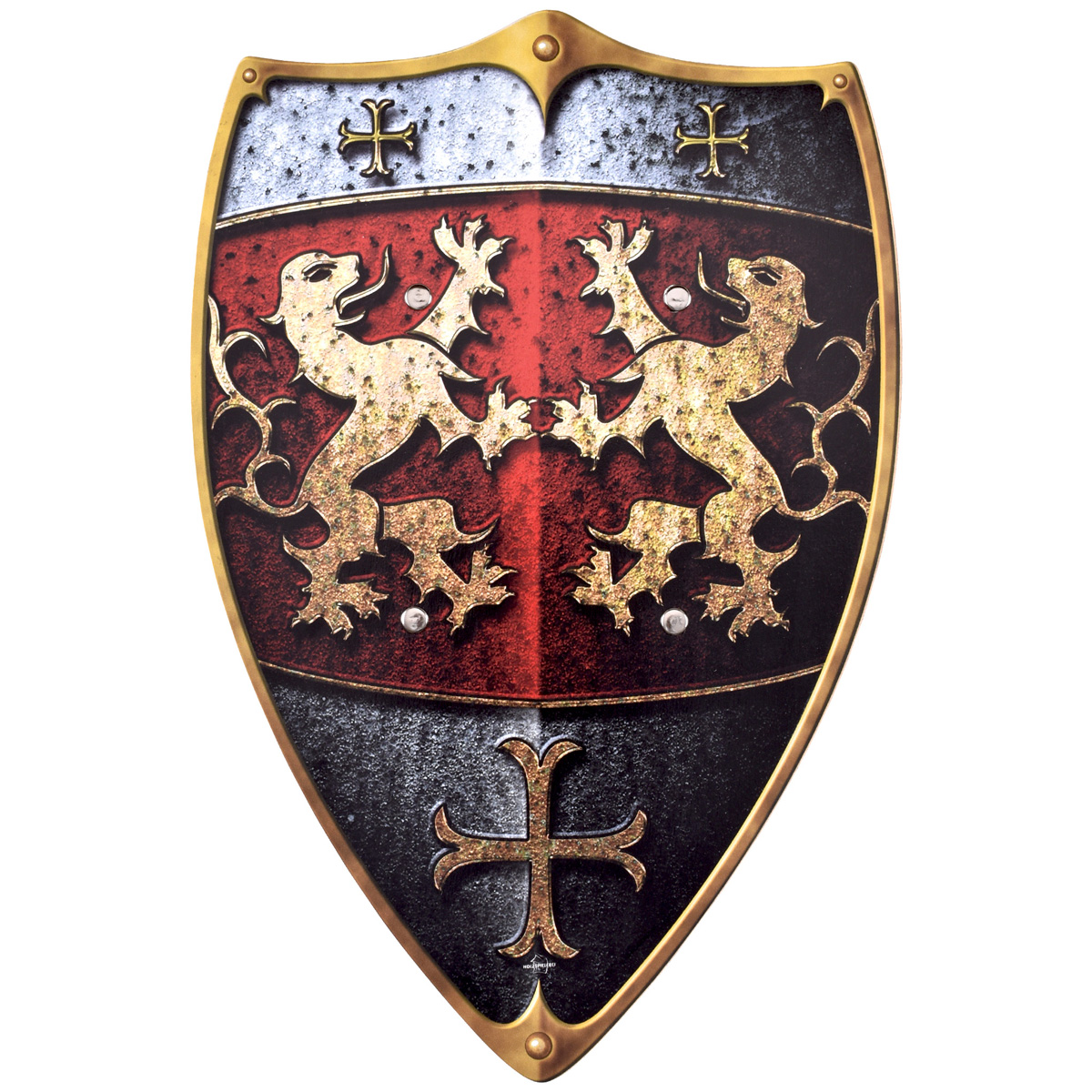 Kinder-Holzschild Ritter vom Löwenfels. Günstig kaufen