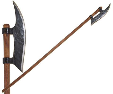 Hellebarde Endres mit Rosenholzschaft. Günstig kaufen